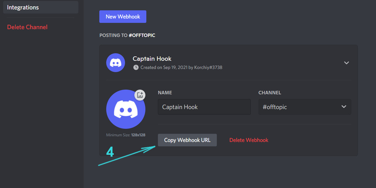 How To Get The Discord Channel Webhook URL Programmer Interplanety